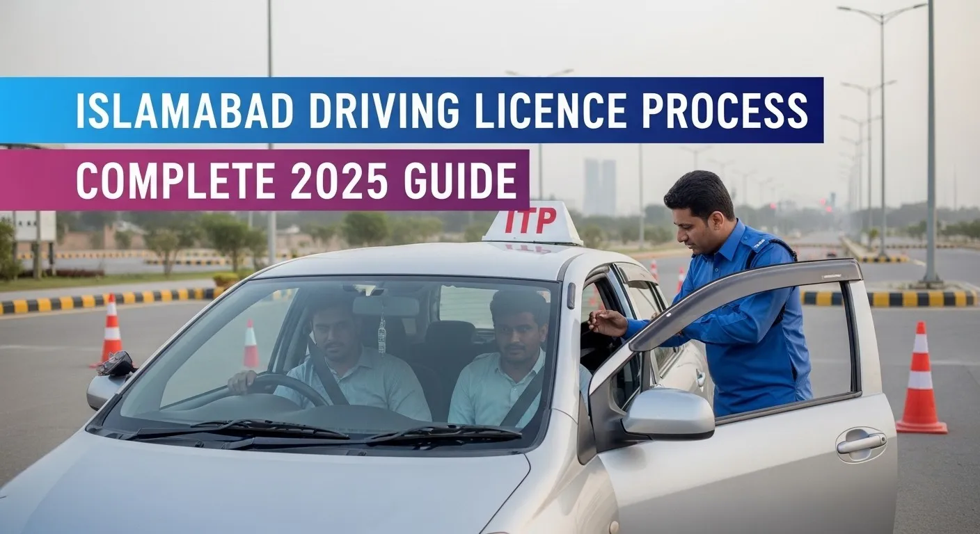 Islamabad Driving Licence Process & Centres: Complete 2025 Guide ...